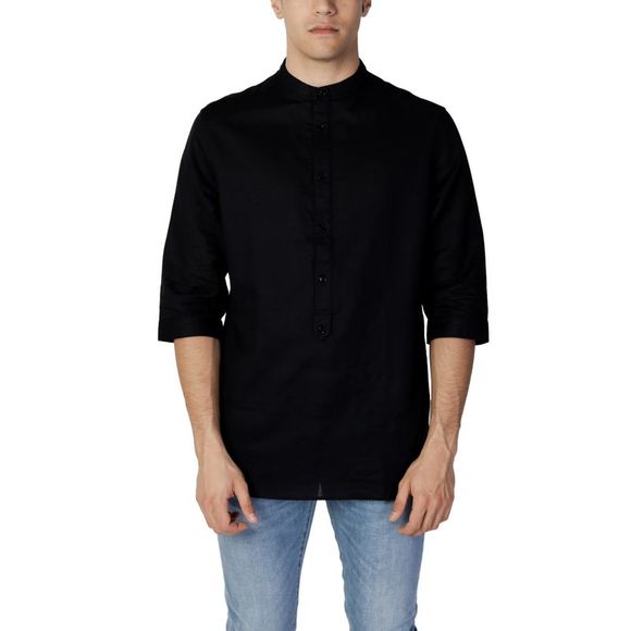 Antony Morato | Shirts | Antony Morato Mens Plain Black 34 Sleeve ...